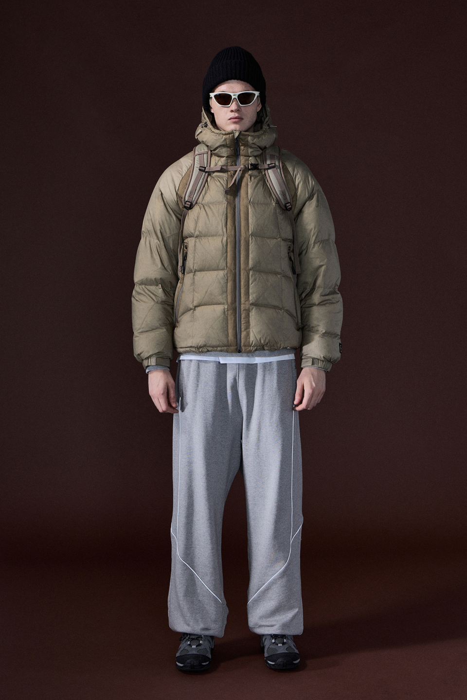 록히드마틴(LOCKHEED MARTIN) LM BLOCKING REFLECTIVE PIPING SWEAT PANTS (GREY ...