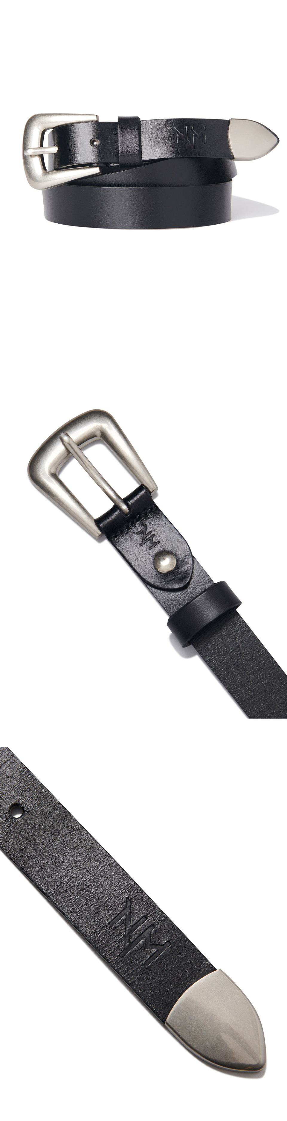 NM LEATHER BELT BLACK | ファッション通販サイト NUGU