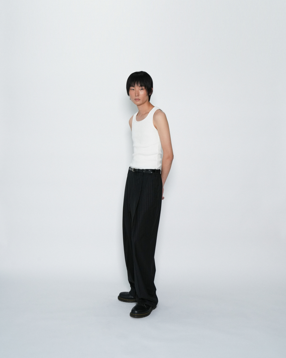 구보(GUVO) Blend stripe slacks - 사이즈 & 후기 | 무신사