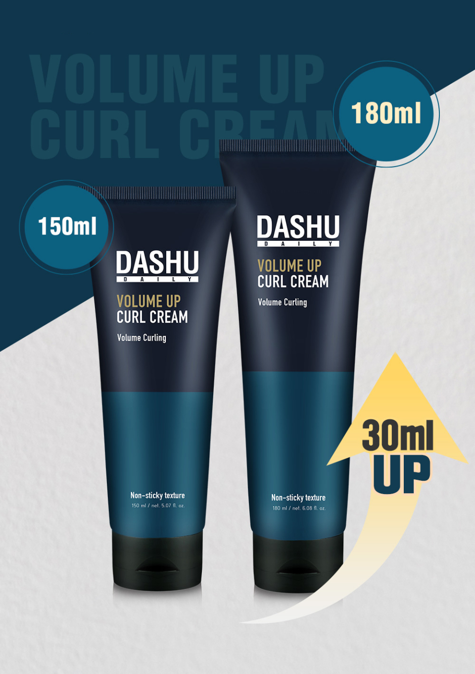 MUSINSA | DASHU Daily Volume Pick for Forehead Root Volume + Volume Up Curl Cream 180ml