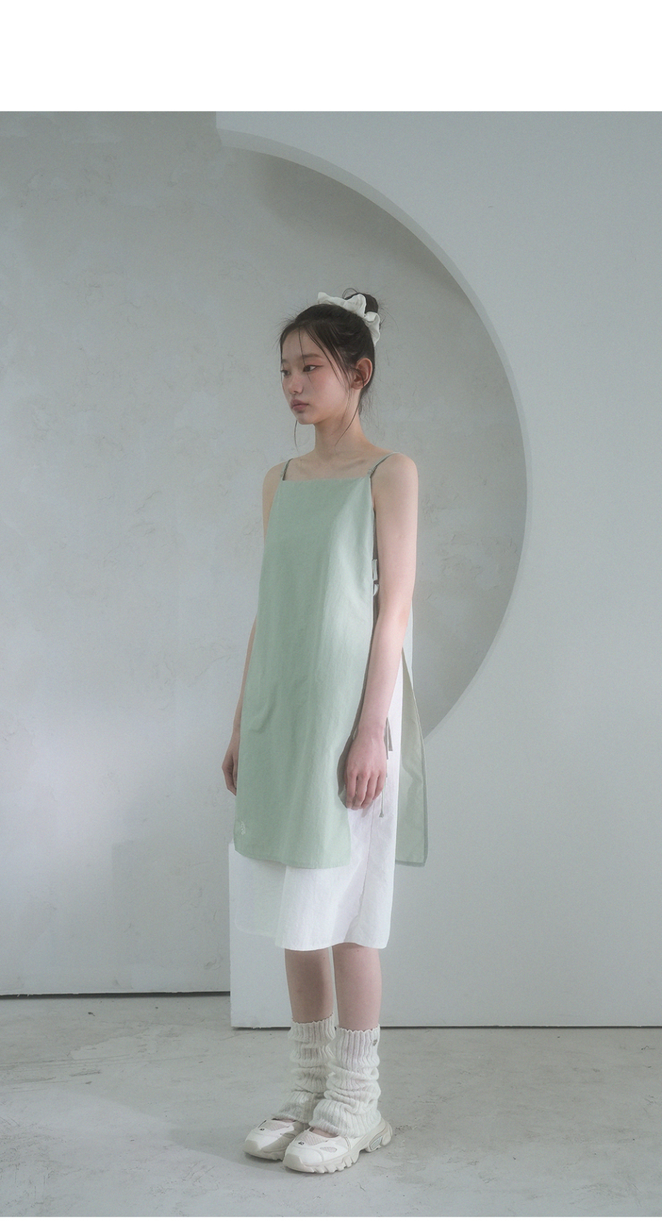 어반드레스(AVANDRESS) Apron Taslan Layered Dress - 3COL - 사이즈 & 후기 | 무신사
