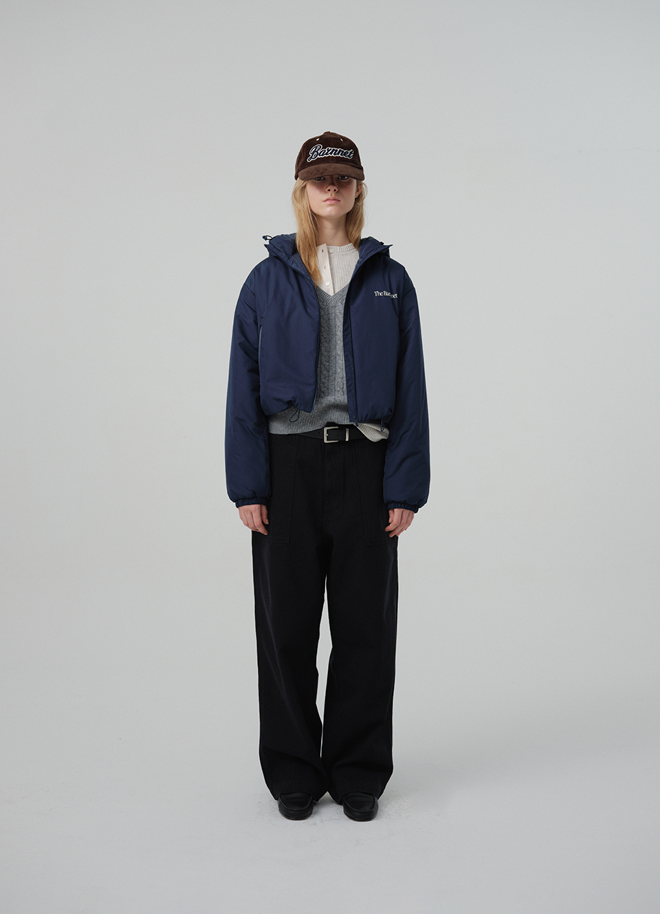 더바넷(THEBARNNET) Clo Cropped Puffer Jacket_Brown - 사이즈 & 후기 | 무신사