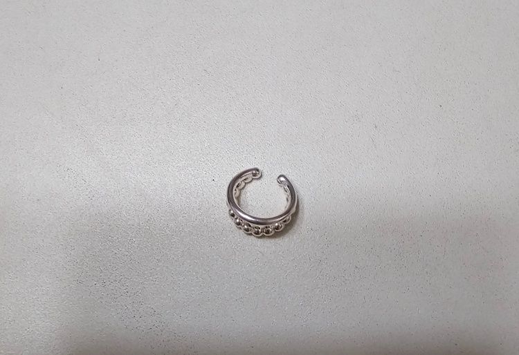 MUSINSA | TOU [silver925] TB018 two line cubic earcuff