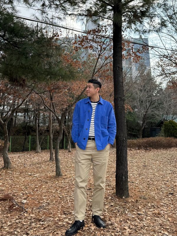 MUSINSA | PARTIMENTO VTG Washed French Work Jacket Black