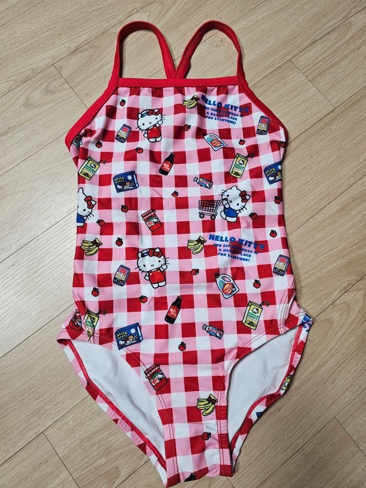 MUSINSA | DELIGHTPOOL Supermarket Gingham Kids One-piece swimsuit ...