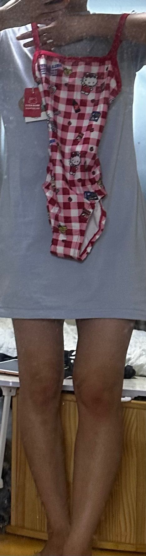 MUSINSA | DELIGHTPOOL Supermarket Gingham Kids One-piece swimsuit ...