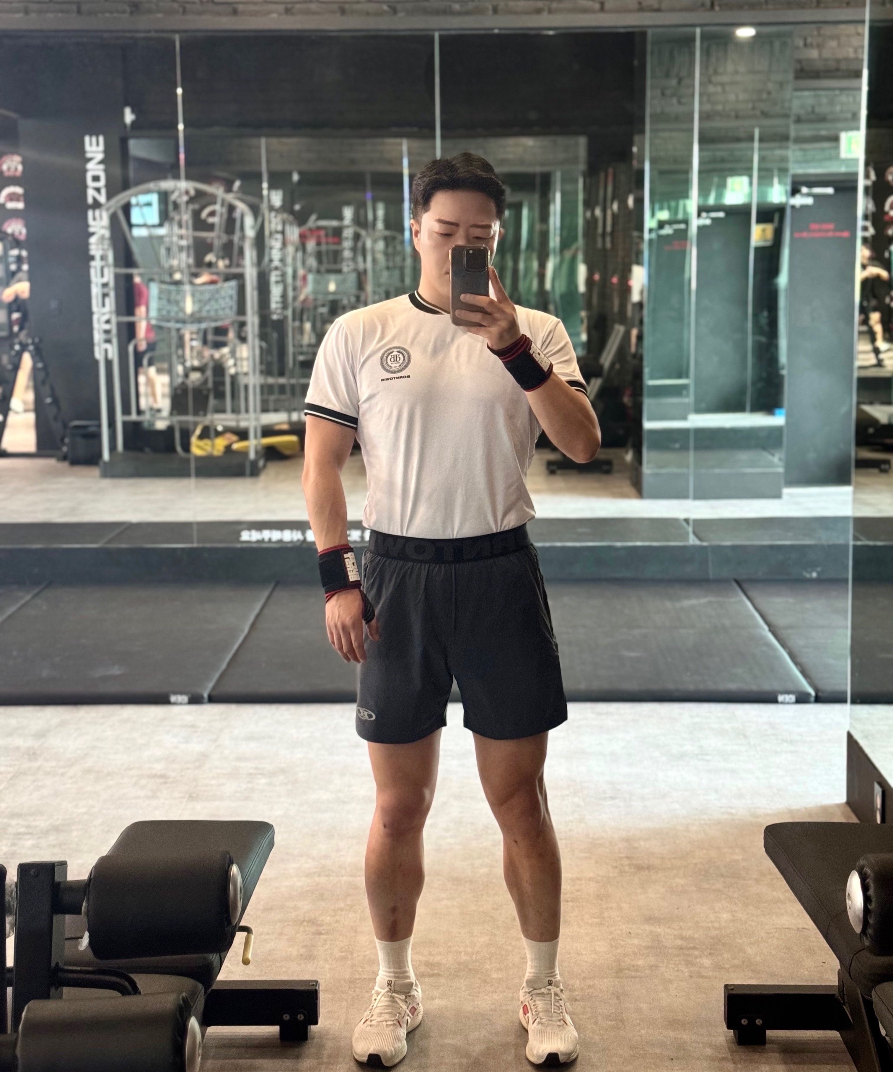 MUSINSA公式 | BORN TO WIN OUTBAND BRN ACTIVE SHORTS [BLACK]