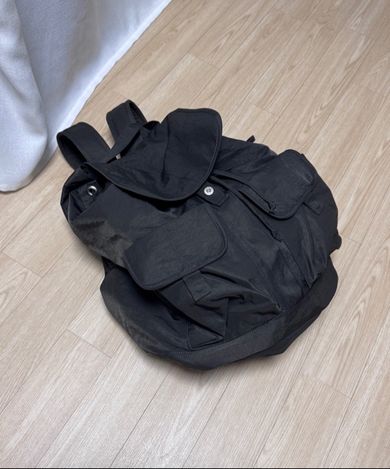 MUSINSA | BESLOW VINTAGE NYLON RUCK SACK BLACK