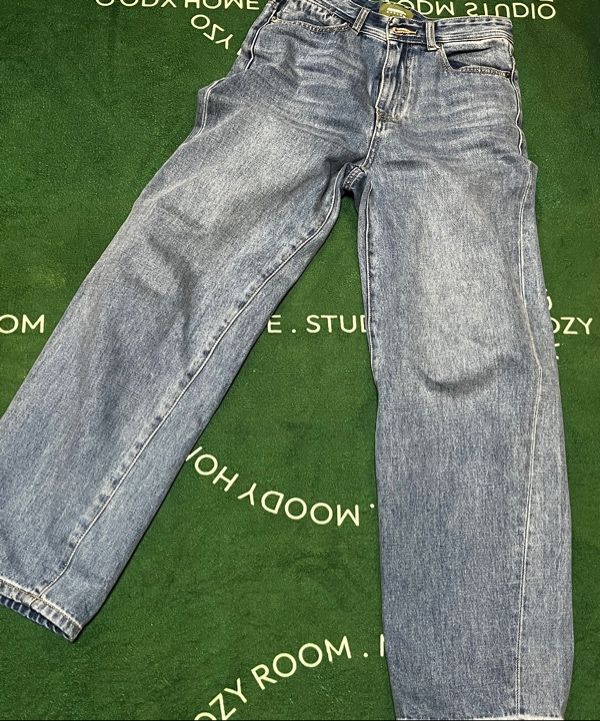 MUSINSA | BESLOW [Bislow X Kaneitei] TWIST SEAM DENIM PANTS BLACK BROWN