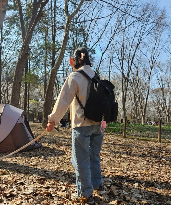 MUSINSA公式 | MUCENT Plen 2 Pocket Nylon Big Backpack (Unisex)