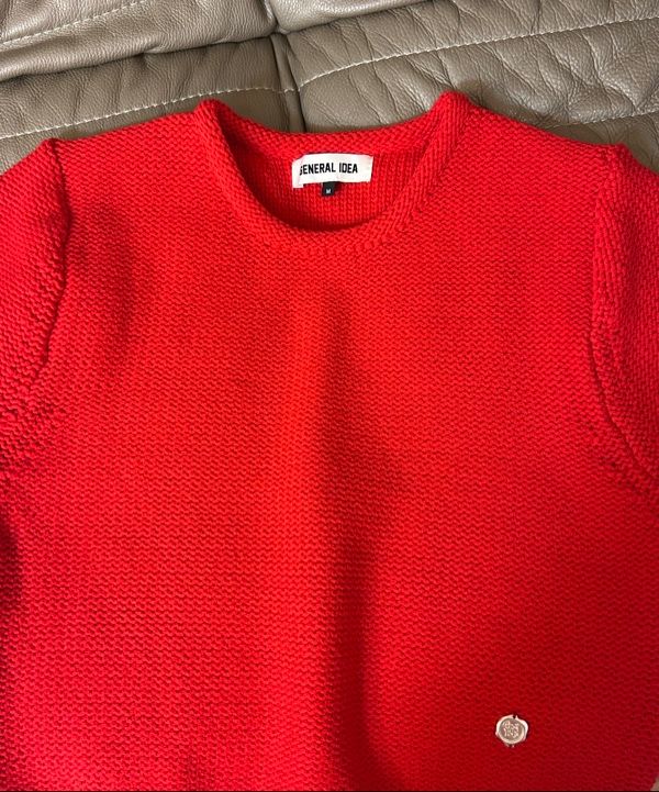 MUSINSA公式 | GENERAL IDEA Bold Cotton Half Knit [BLUE] / WBE1L05511