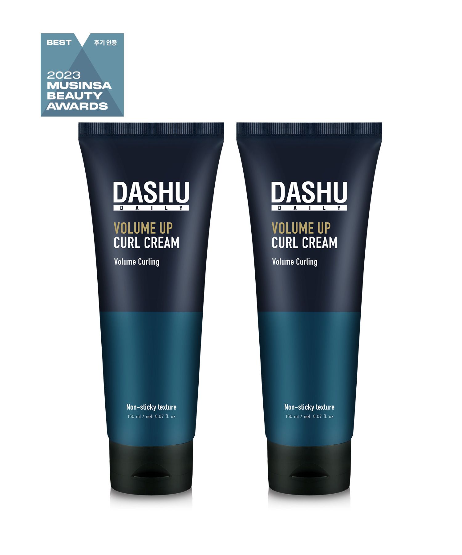 MUSINSA | DASHU SET Daily Volume Up Curl Cream 150ml x 2