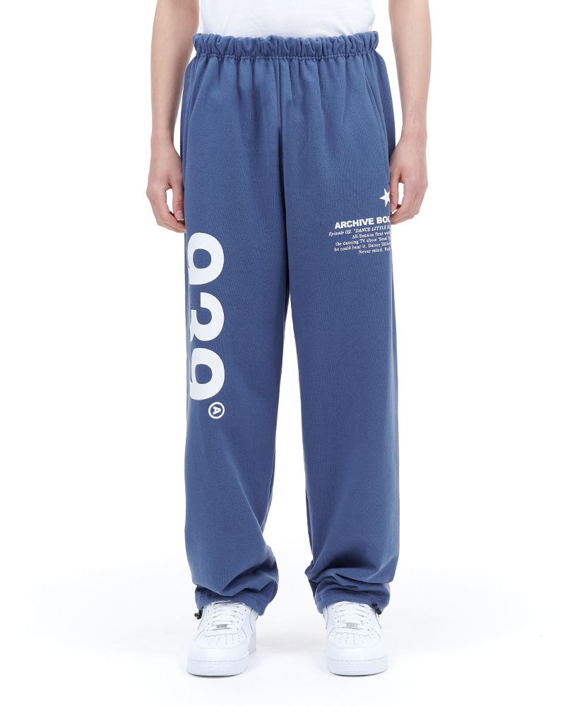 MUSINSA | ARCHIVE BOLD 939 LOGO SWEAT PANTS_BLUE