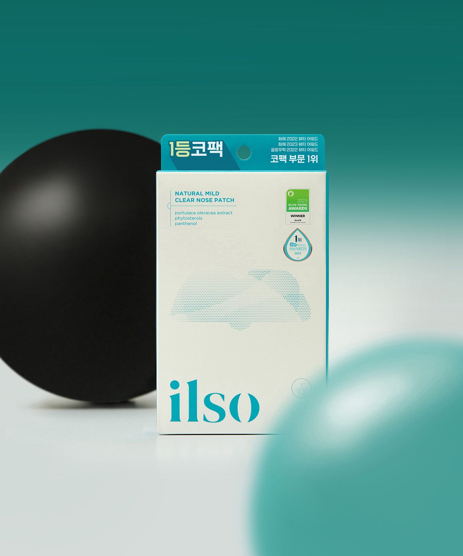 MUSINSA | ILSO Natural Mild Clear Nose Pack Bio-Cellulose 5 Sheets