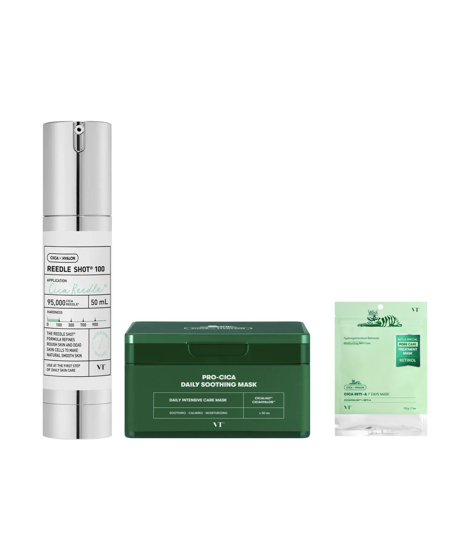 MUSINSA | VT COSMETICS [SET]VT Reedleshot 100+ Pull-out Mask Pack ...