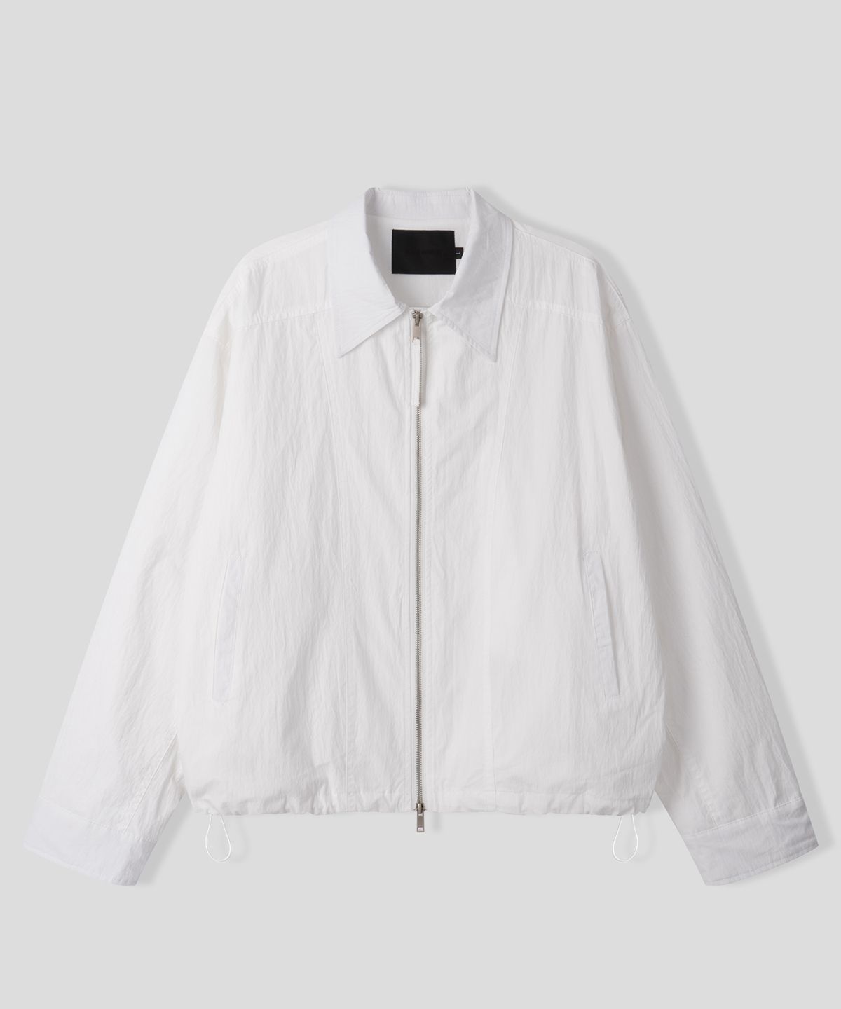 MUSINSA | BLACK MOMENT Daily Light Windbreak Cotton Jacket [White]