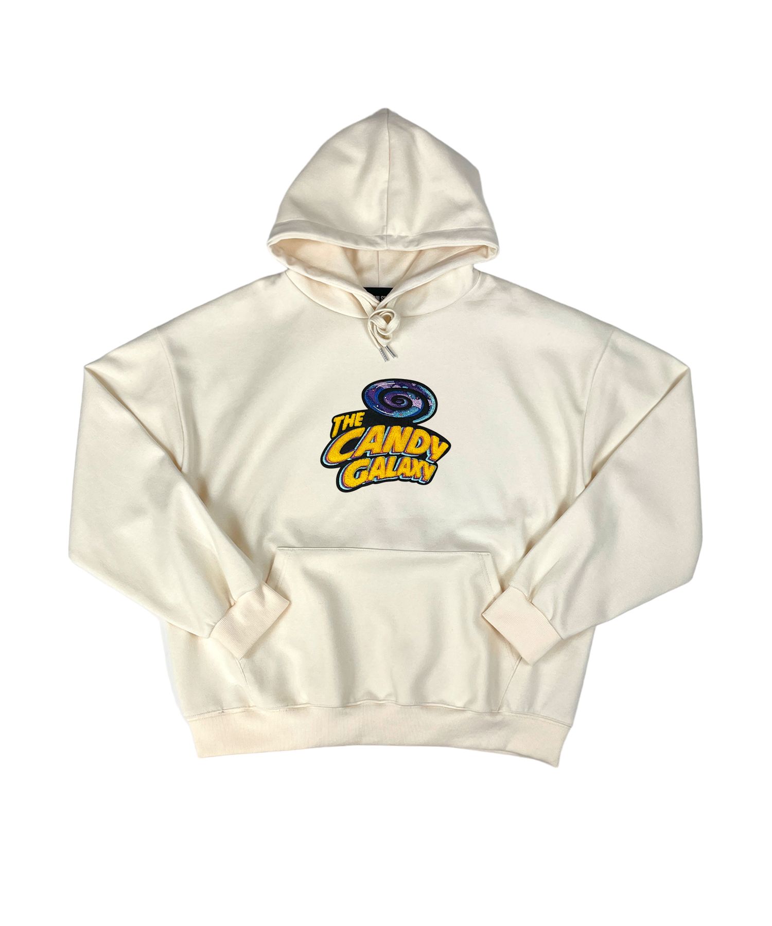 MUSINSA | BORN SLIPPY Candy Galaxy Hoodie (Ivory)