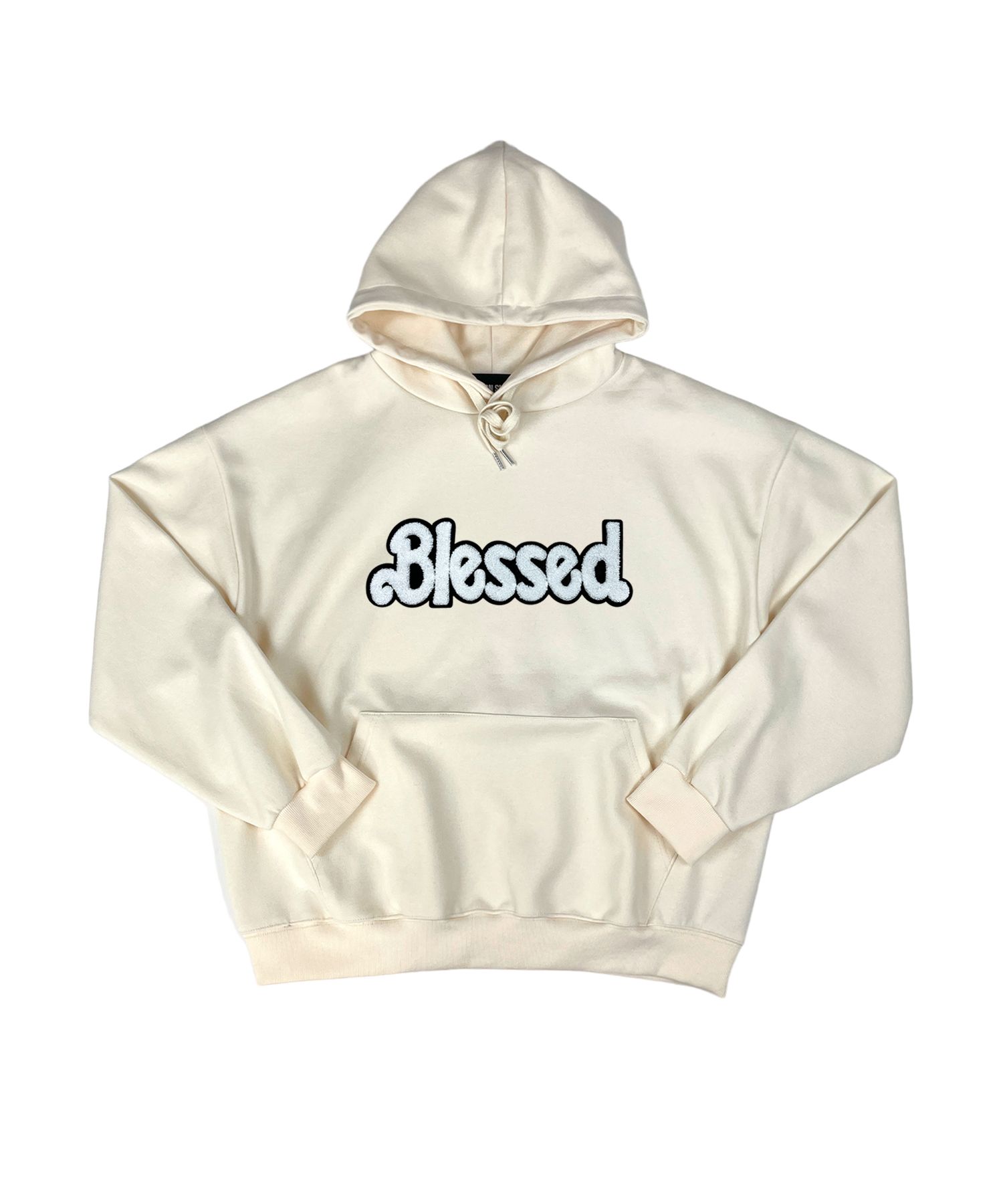 MUSINSA公式 | BORN SLIPPY Blessed Hoodie (Ivory)
