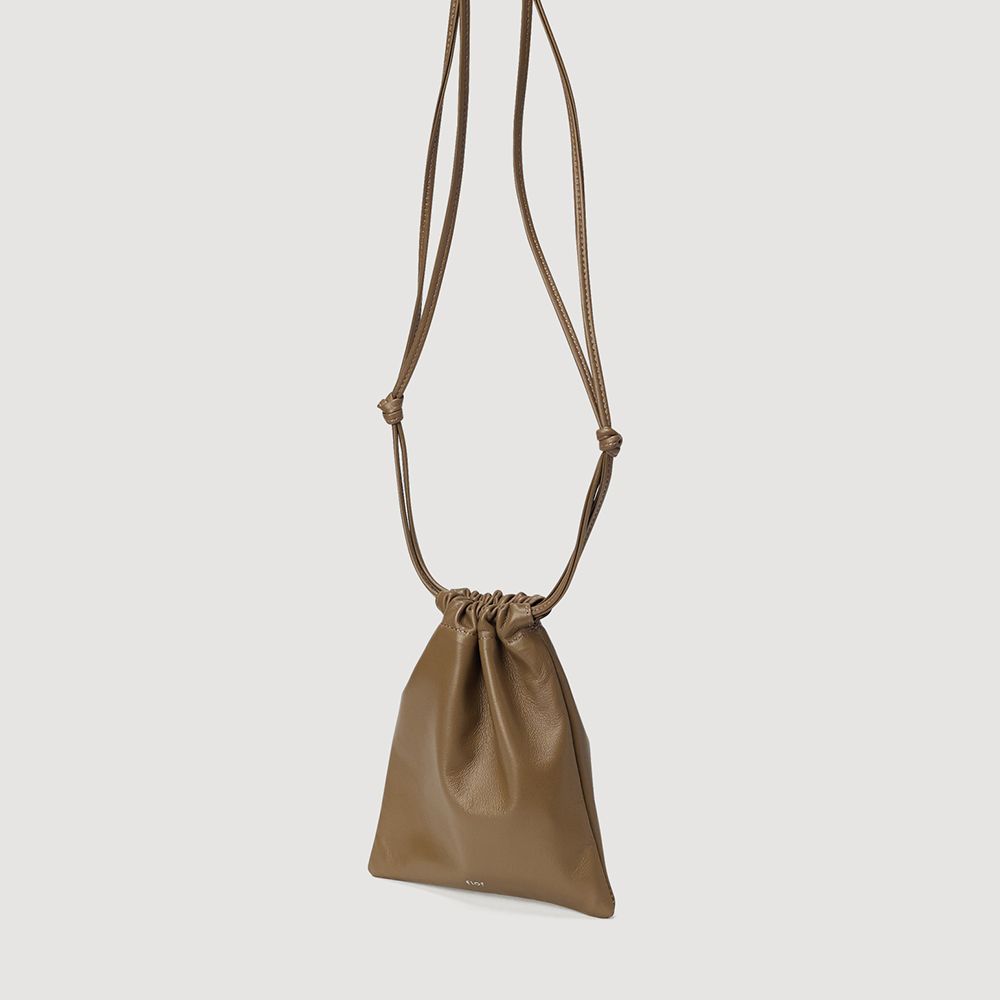 MUSINSA | FLOR Kara Cross Bag Mini Kara Cross Bag Brown