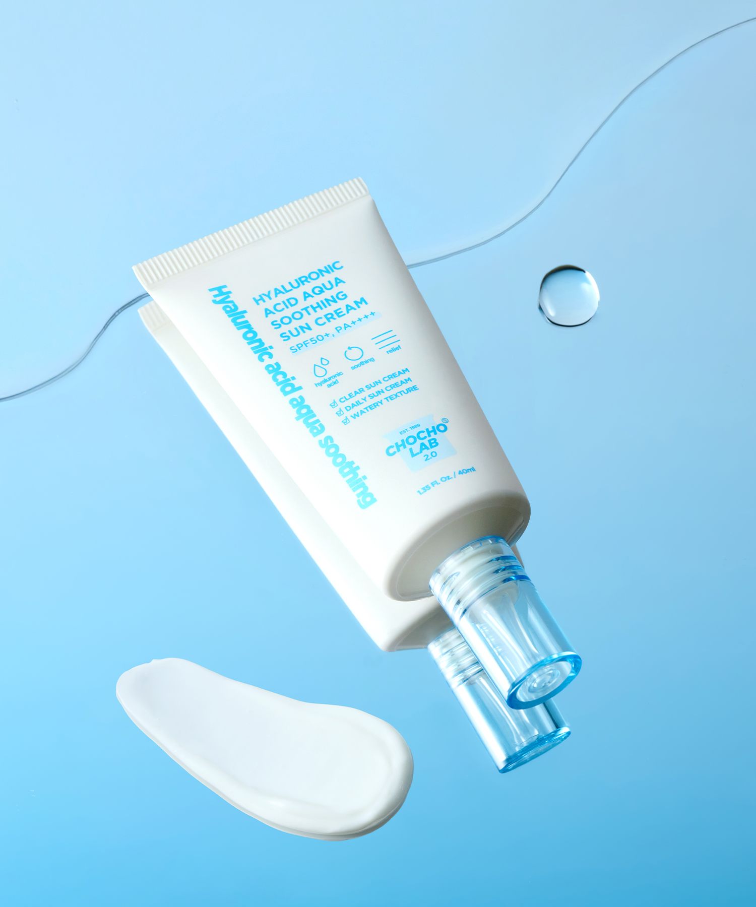 MUSINSA | CHOCHO'S LAB Hyaluronic Acid Aqua Soothing Sun Cream 40ml