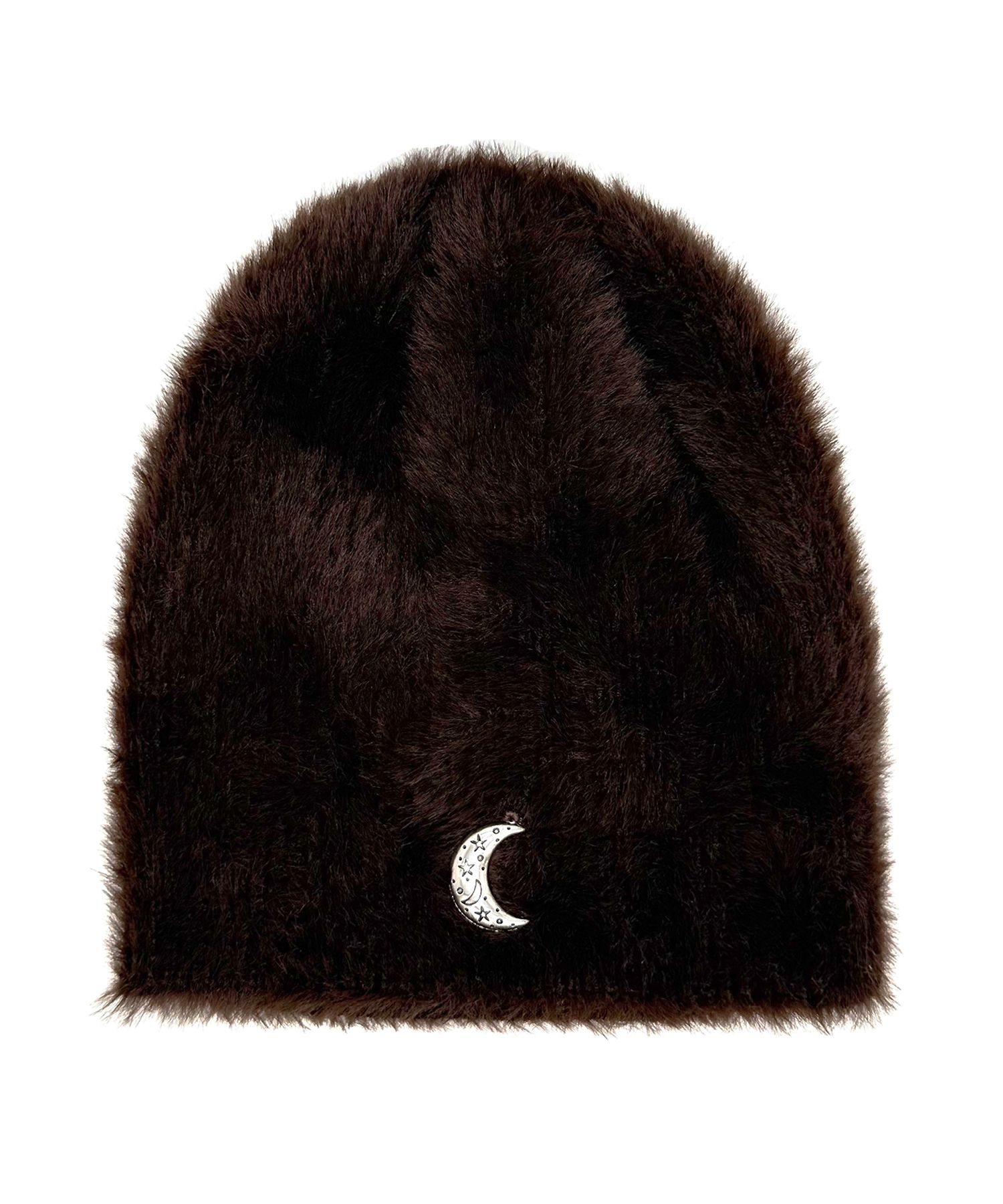 MUSINSA | OTHER-worldly Moon Power Beanie [Brown Fur]