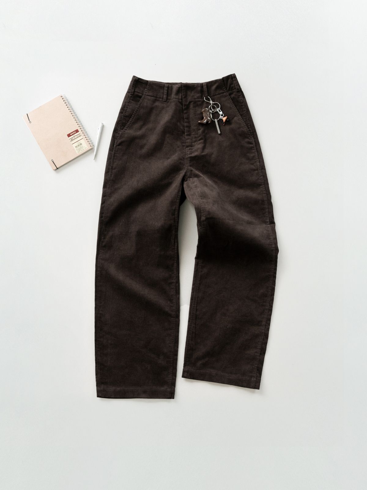 MUSINSA | Havehad Corduroy Officer Chino Pants (Brown)