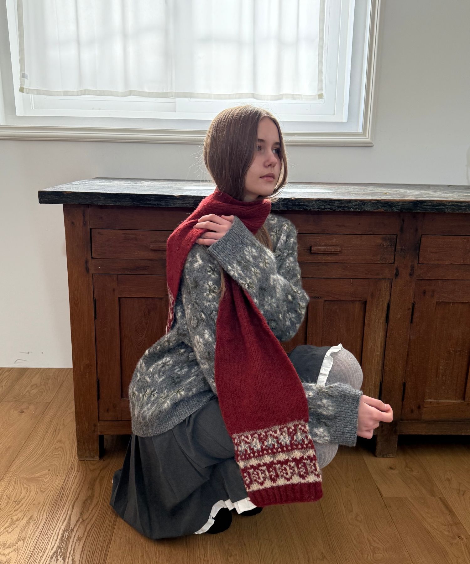 MUSINSA | SIEOR Maya Nordic muffler_4 colors