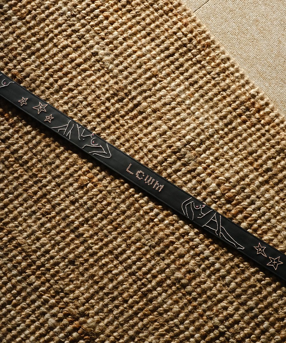 MUSINSA公式 | LOVE CRAZY WILD MAN リバーシブルハンドステッチベルトネイキッド