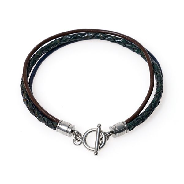 MUSINSA | JBANS CLASSIC Italian Triple Leather String Couple Bracelet ...
