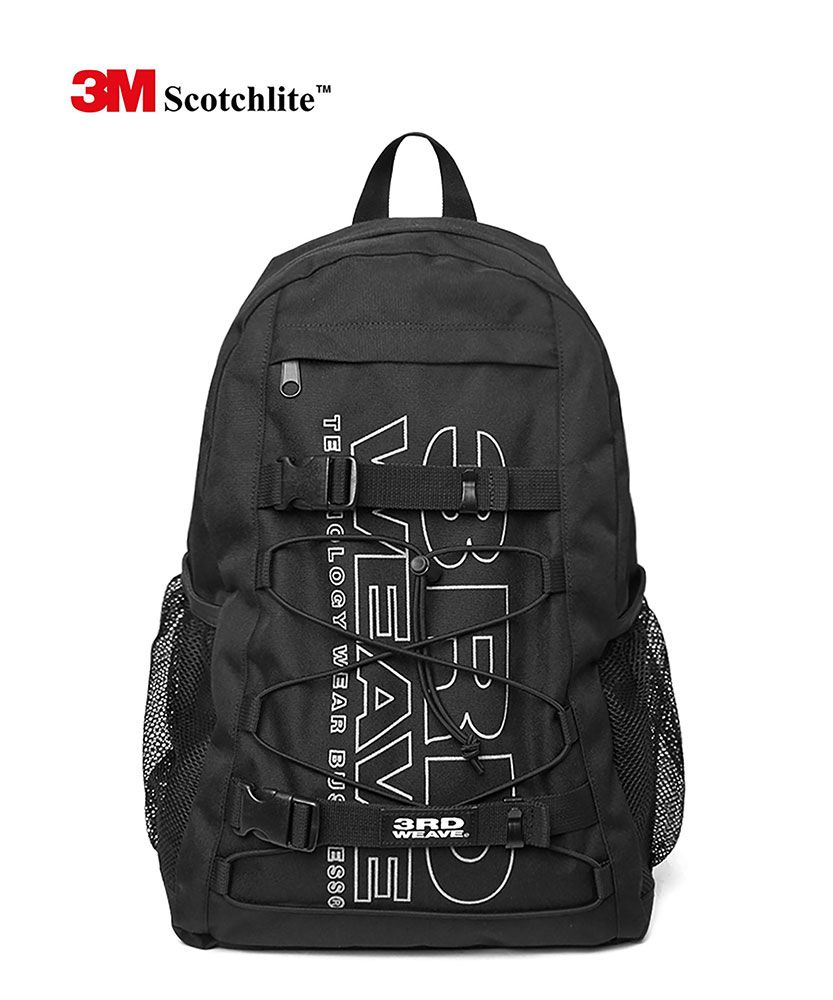 MUSINSA | 3RDWV 3M SCOTCHLITE™ BACKPACK / BLACK