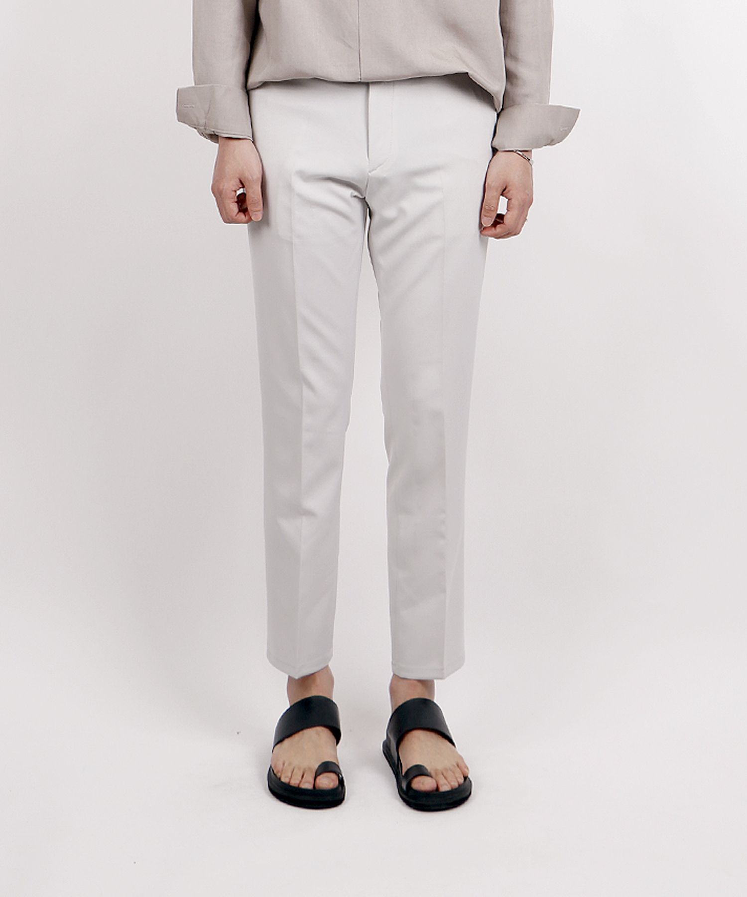 MUSINSA | HYOJI [Summer] Washable Cool Slim Slacks (4 Colors)