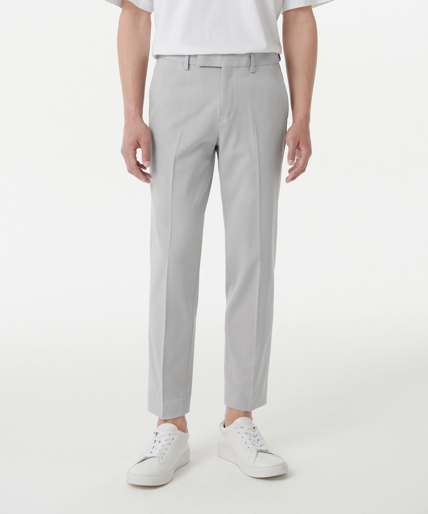 MUSINSA | MUSINSA STANDARD TAPERED HIDDEN ELASTIC WAISTBAND CROPPED ...