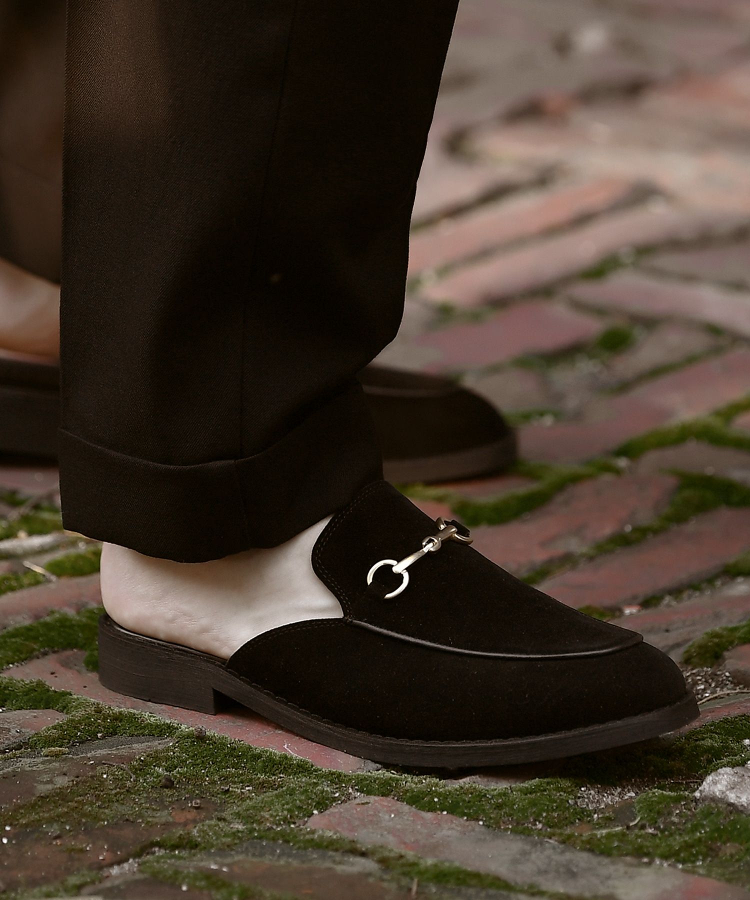 MUSINSA | PASCOROZEN MS2559 Horsebit Blooper Kyle Black Suede [250~280MM]