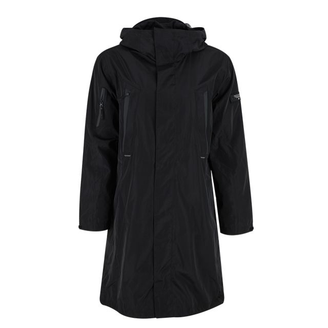 MUSINSA | CLRIDEN MENS HOODED LONG JACKET FKBJP258M