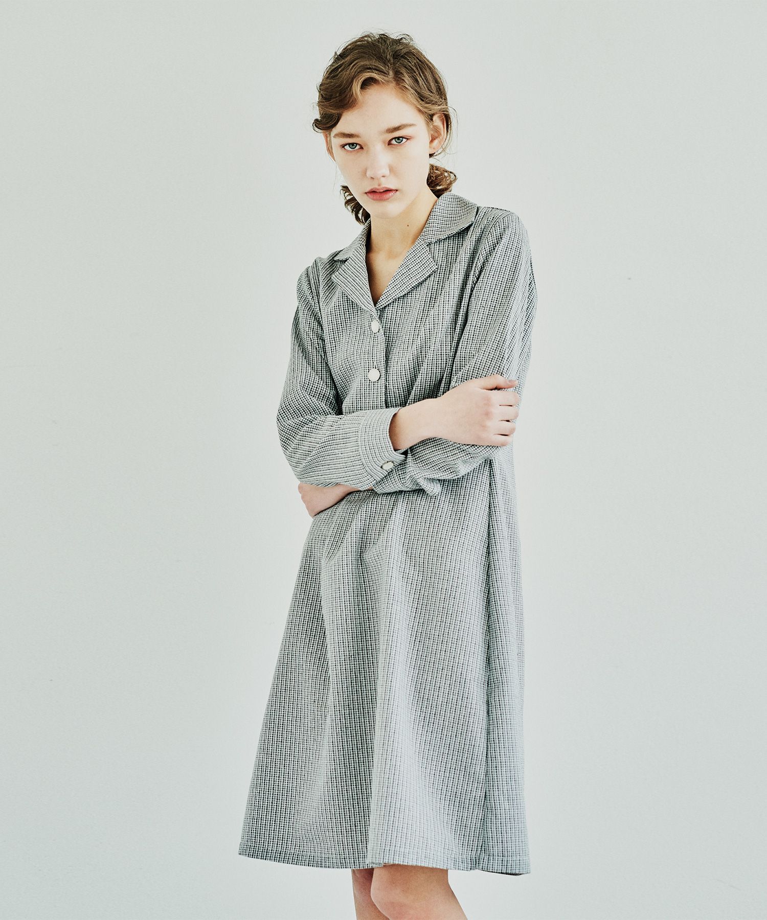 MUSINSA | CAMINO 20 SS Y Kara Long One Piece (Gray)