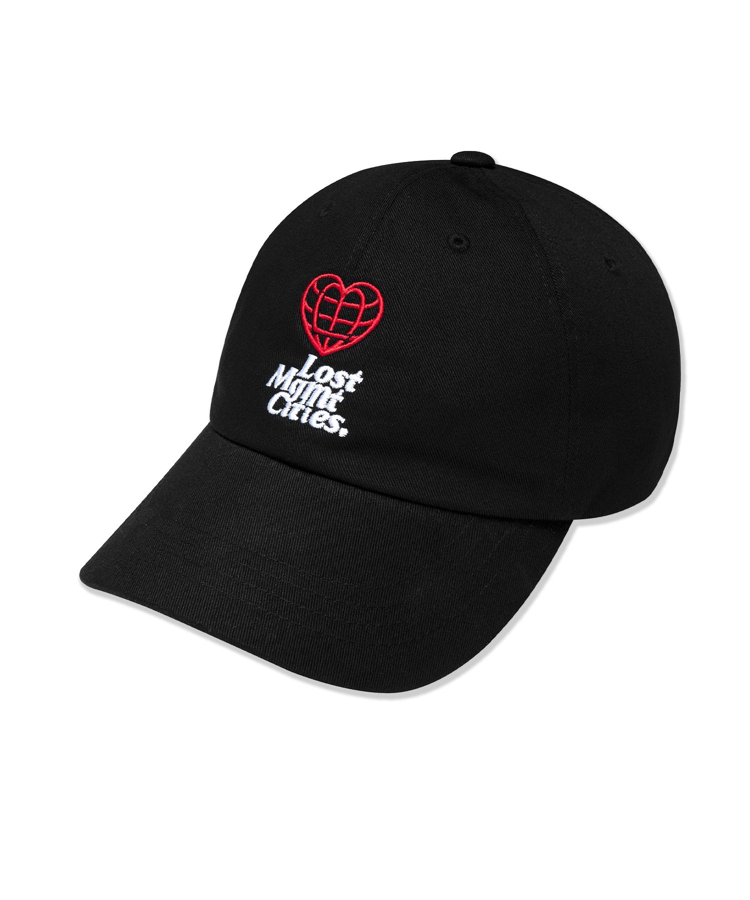 MUSINSA | LMC LMC HEART GLOBE 6 PANEL CAP black