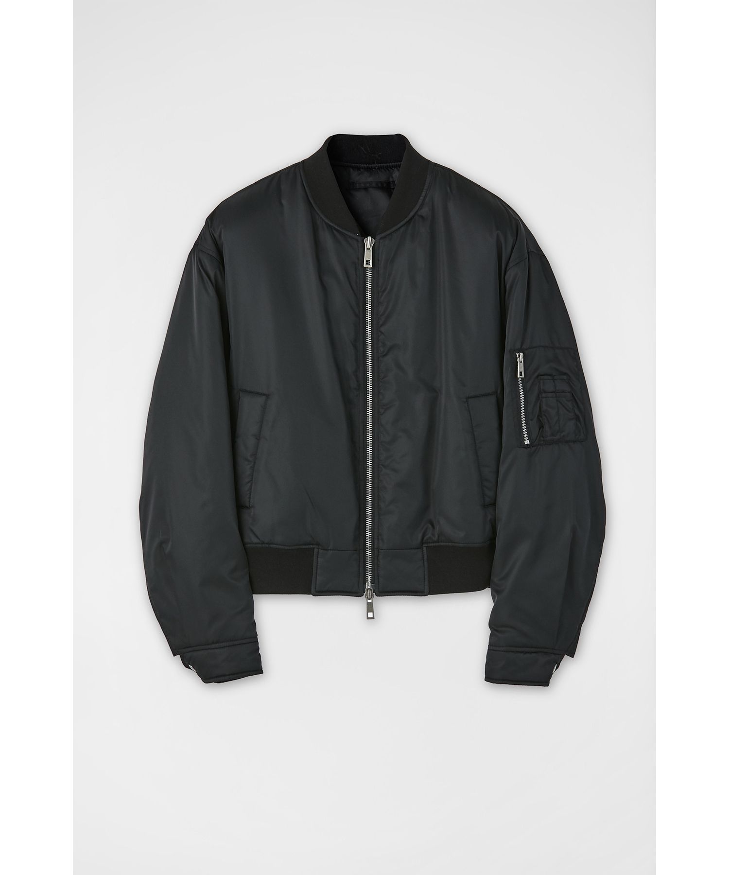 MUSINSA | COOR OVERSIZED MA-1 (BLACK)