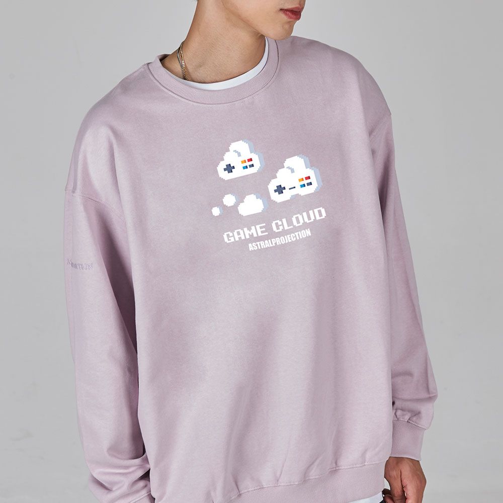 MUSINSA | ASTRAL PROJECTION Game Cloud Man to Man_Lavender