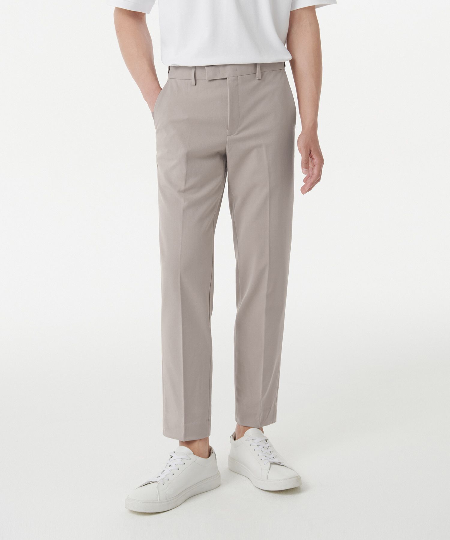 MUSINSA | MUSINSA STANDARD TAPERED HIDDEN ELASTIC WAISTBAND CROPPED ...