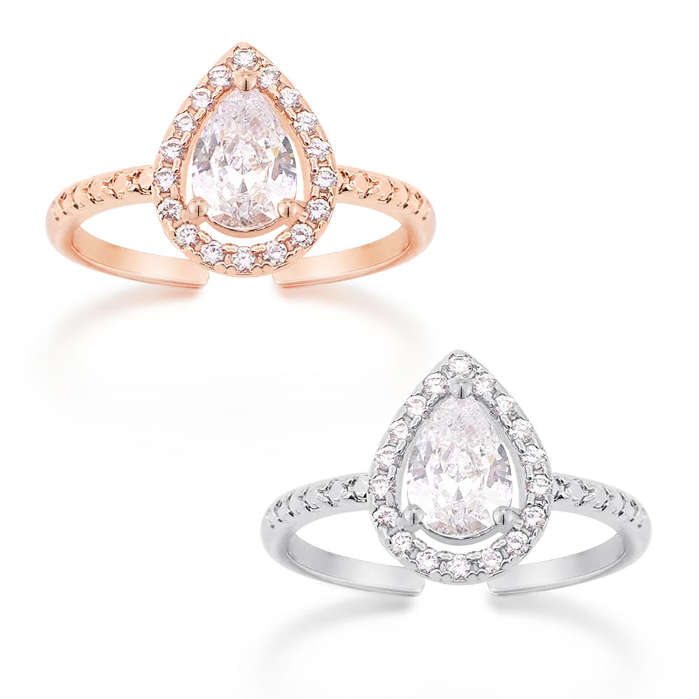 MUSINSA | PAUL BRIAL Waterdrop Ring PPBR0052