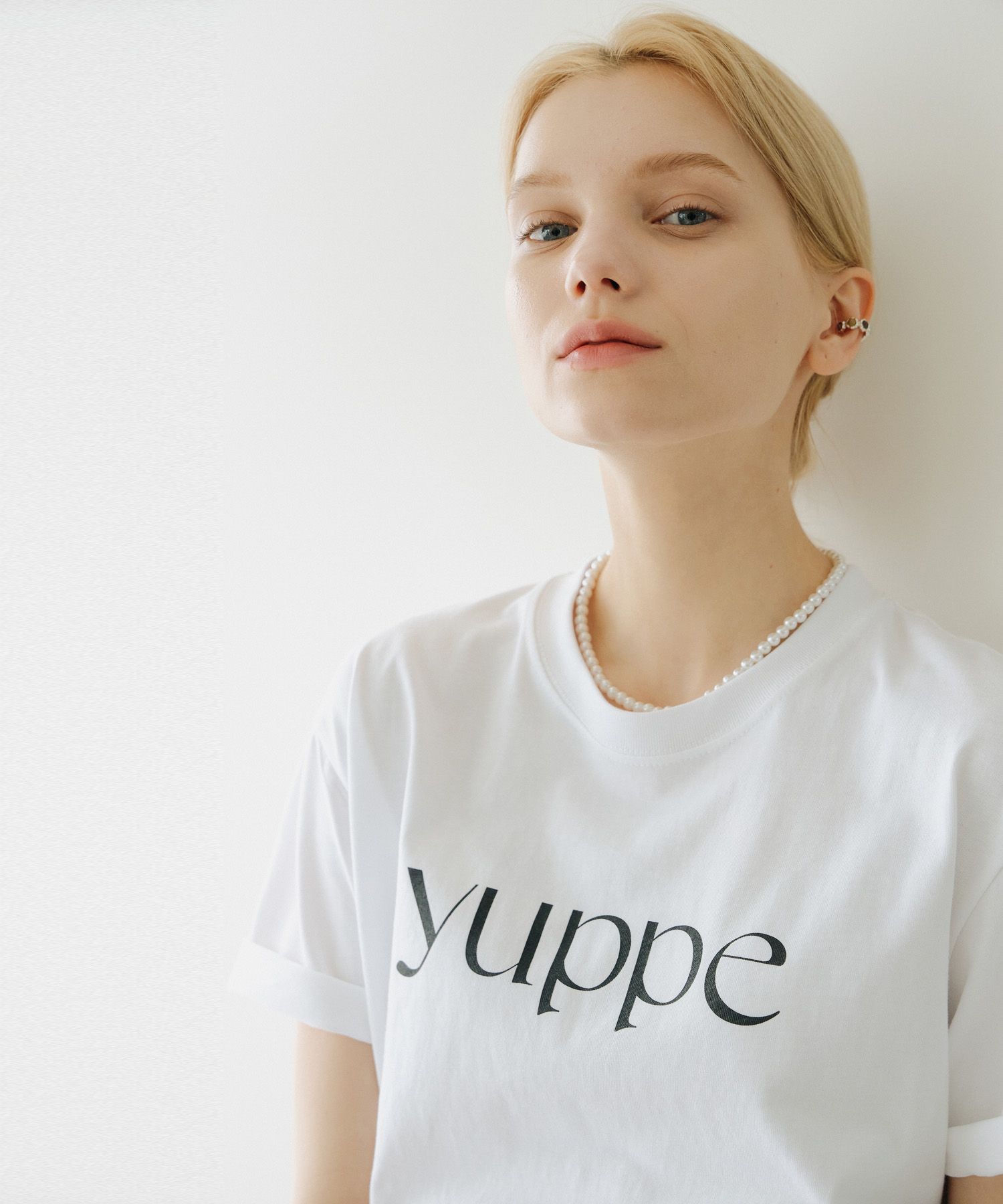 MUSINSA | YUPPE YUPPE PRINT T-SHIRT_WHITE