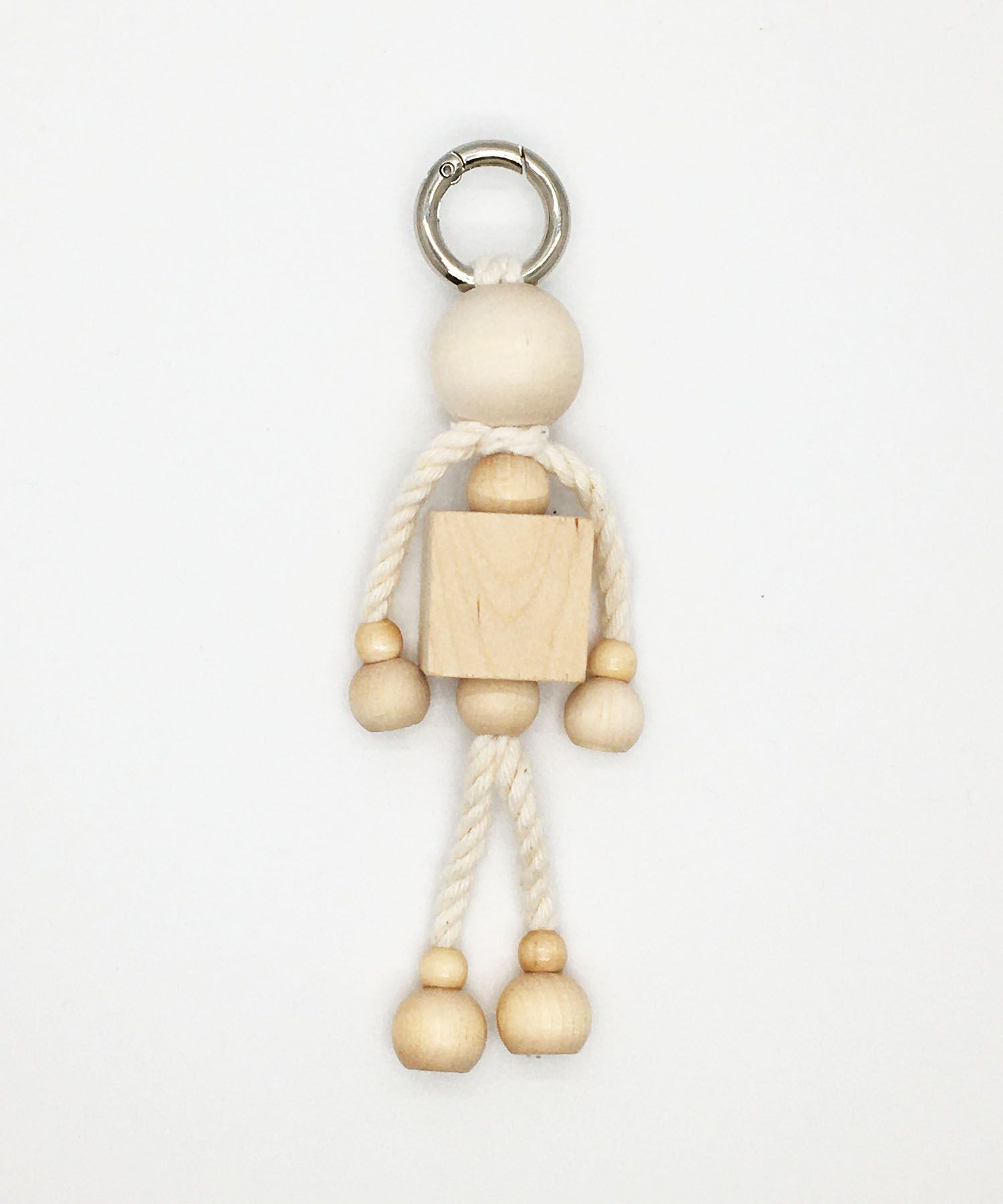 MUSINSA | SEXTO [Keyring][Handmade]Human Keyring Natural Large