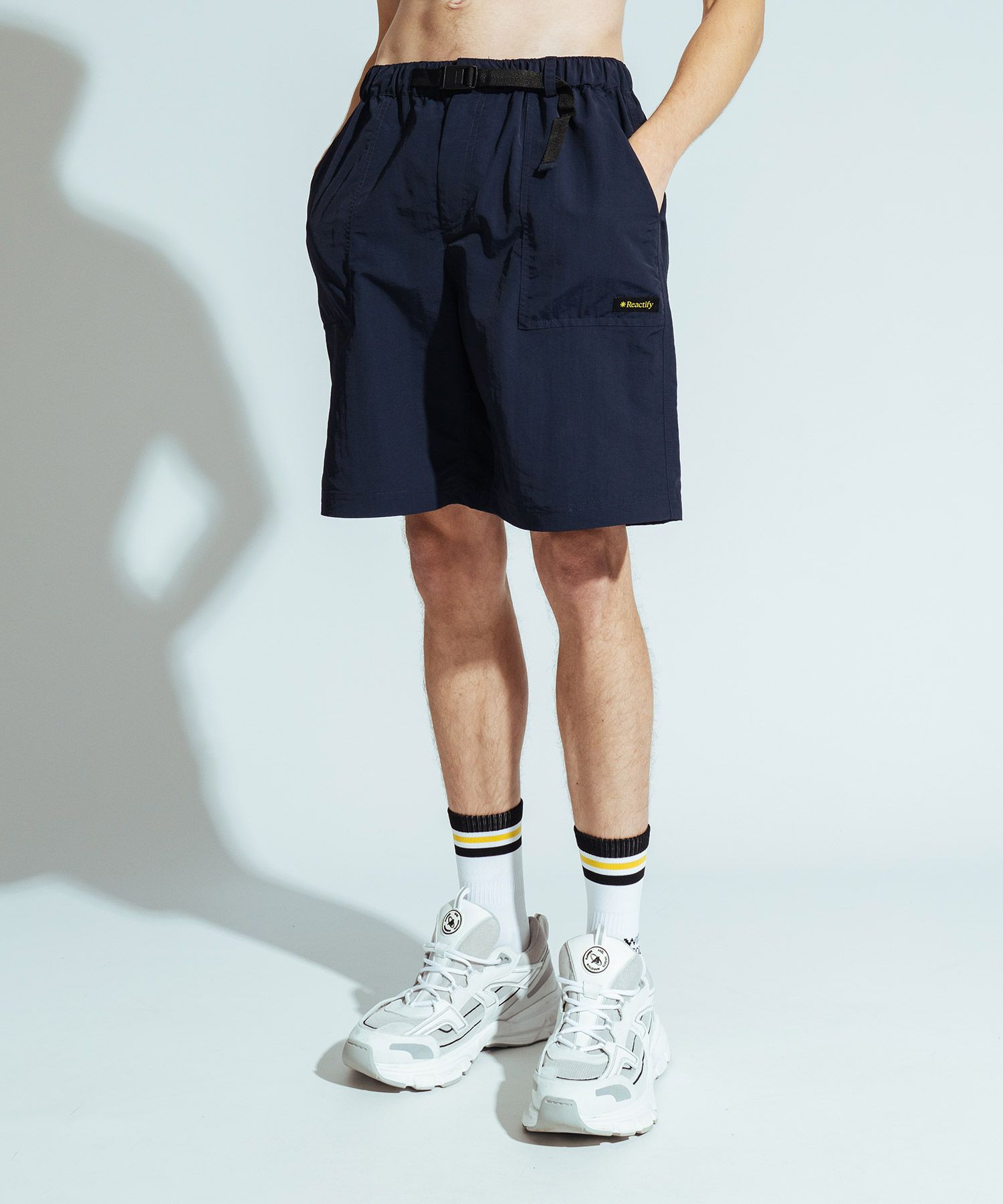 MUSINSA | REACTIFY Trail Shorts Navy