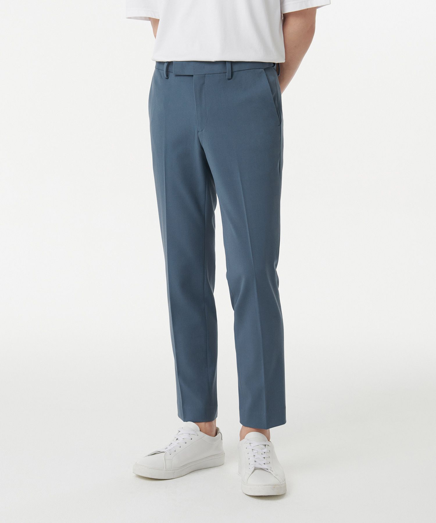 MUSINSA | MUSINSA STANDARD TAPERED HIDDEN ELASTIC WAISTBAND CROPPED ...
