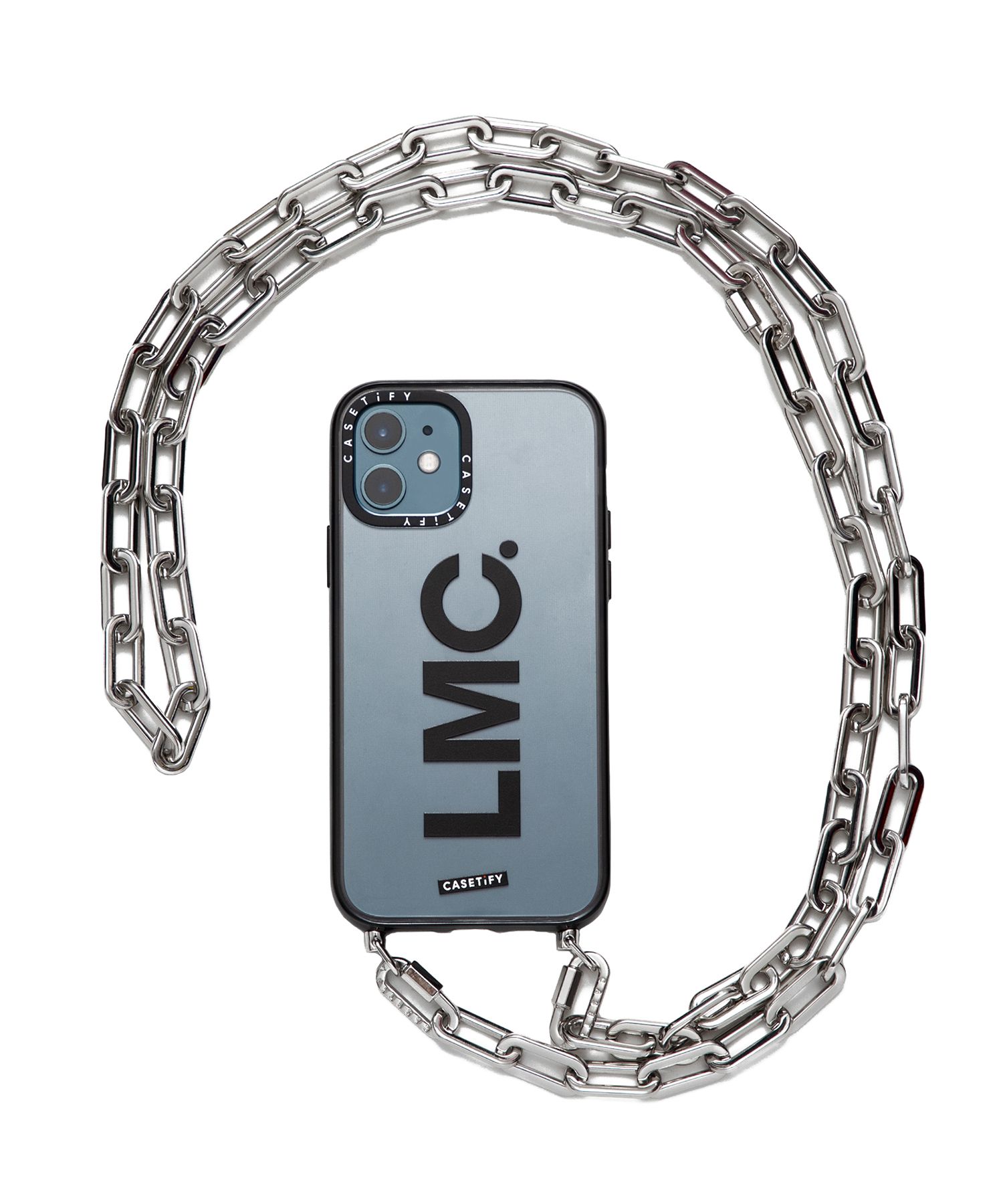 MUSINSA | LMC LMC x CASETIFY OG CHAIN SLING CASE black (12 mini)