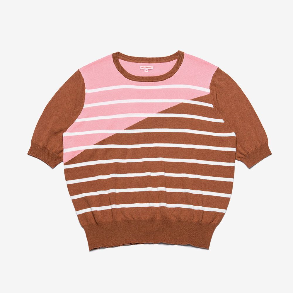 MUSINSA | BENSIMON [PARIS COLLECTION] PULL FABIOLA - PINK
