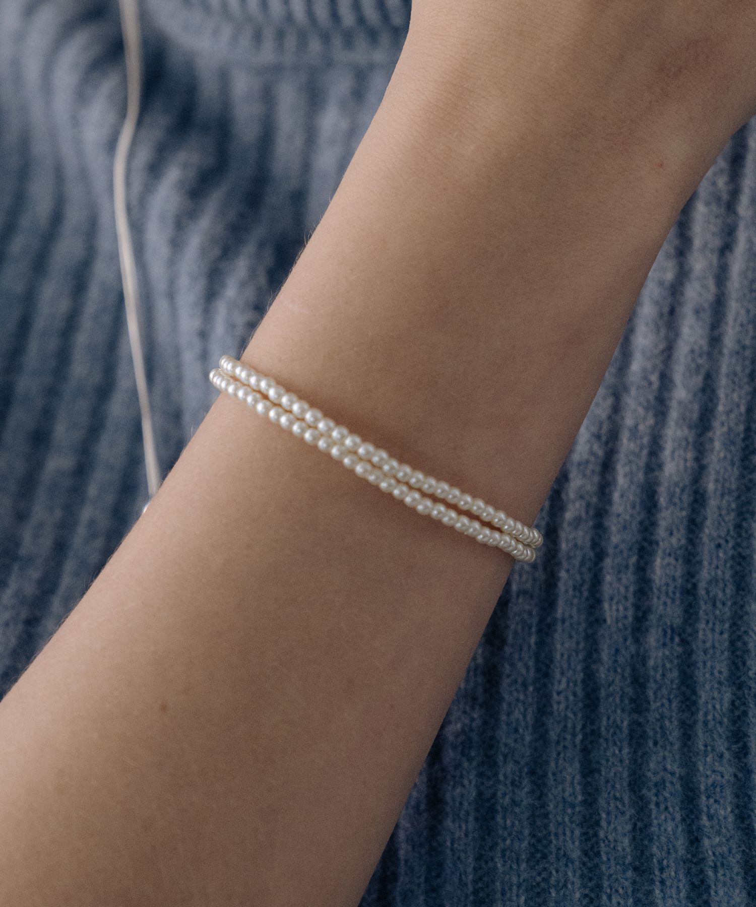 MUSINSA | TOU TN65 layered pearl bracelet
