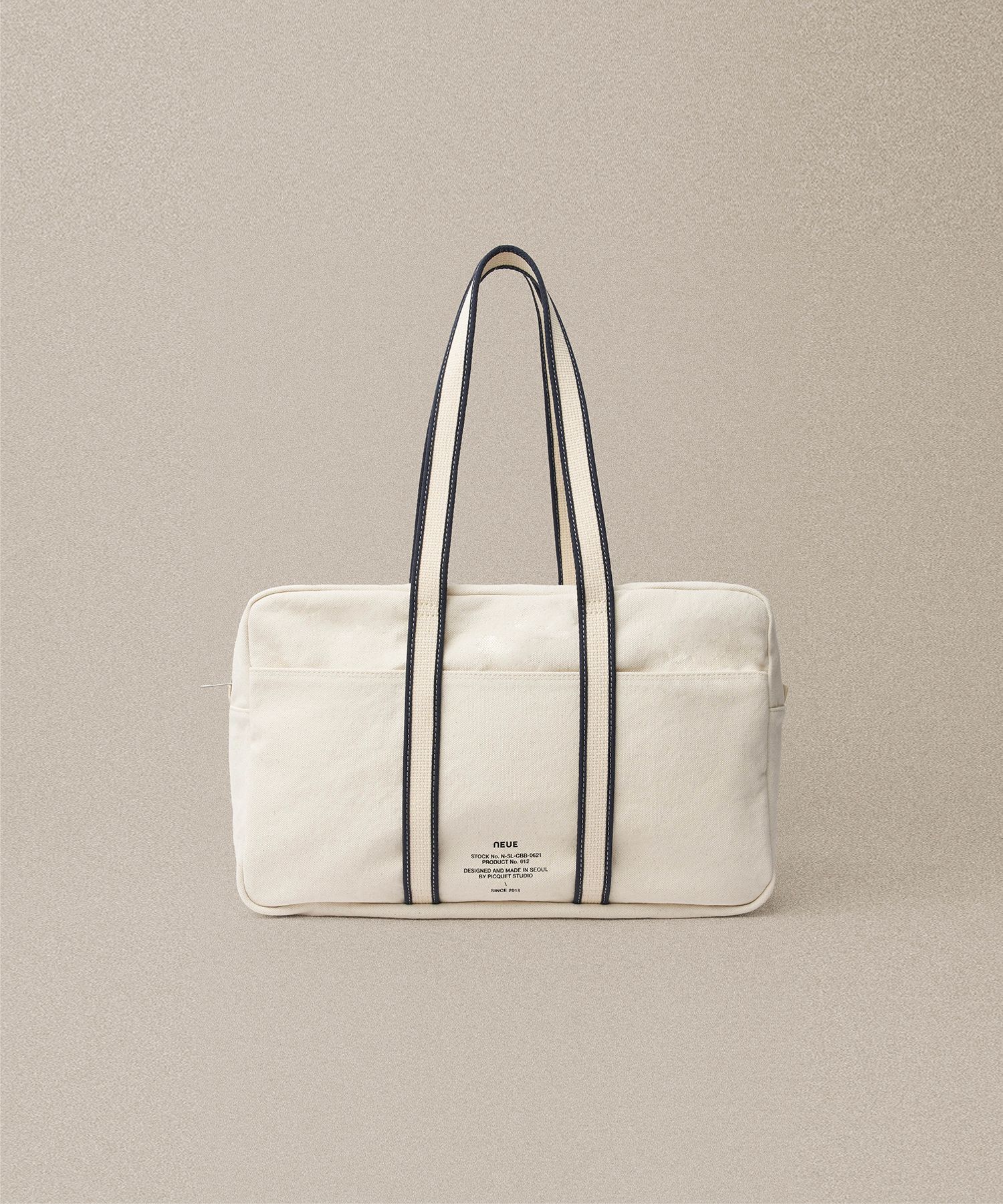 MUSINSA | NEUE Canvas Boston Bag_Navy