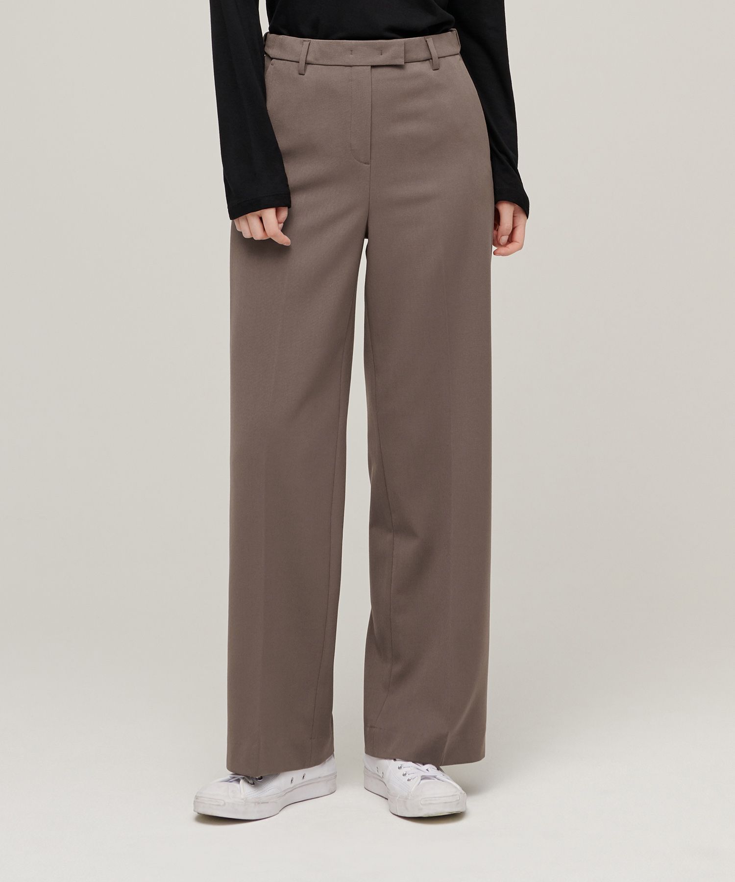 MUSINSA | MUSINSA STANDARD WOMAN Women's Wide Hidden Banding Slacks ...