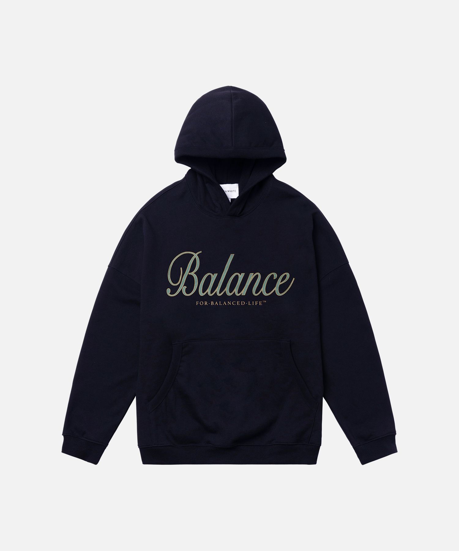 MUSINSA | AECA WHITE BALANCE PULLOVER HOODIE-NAVY
